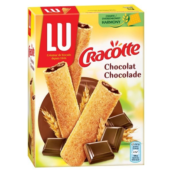 Barres céréales chocolat craquinette CRACOTTE boîte de 12 – LU – Yan ...